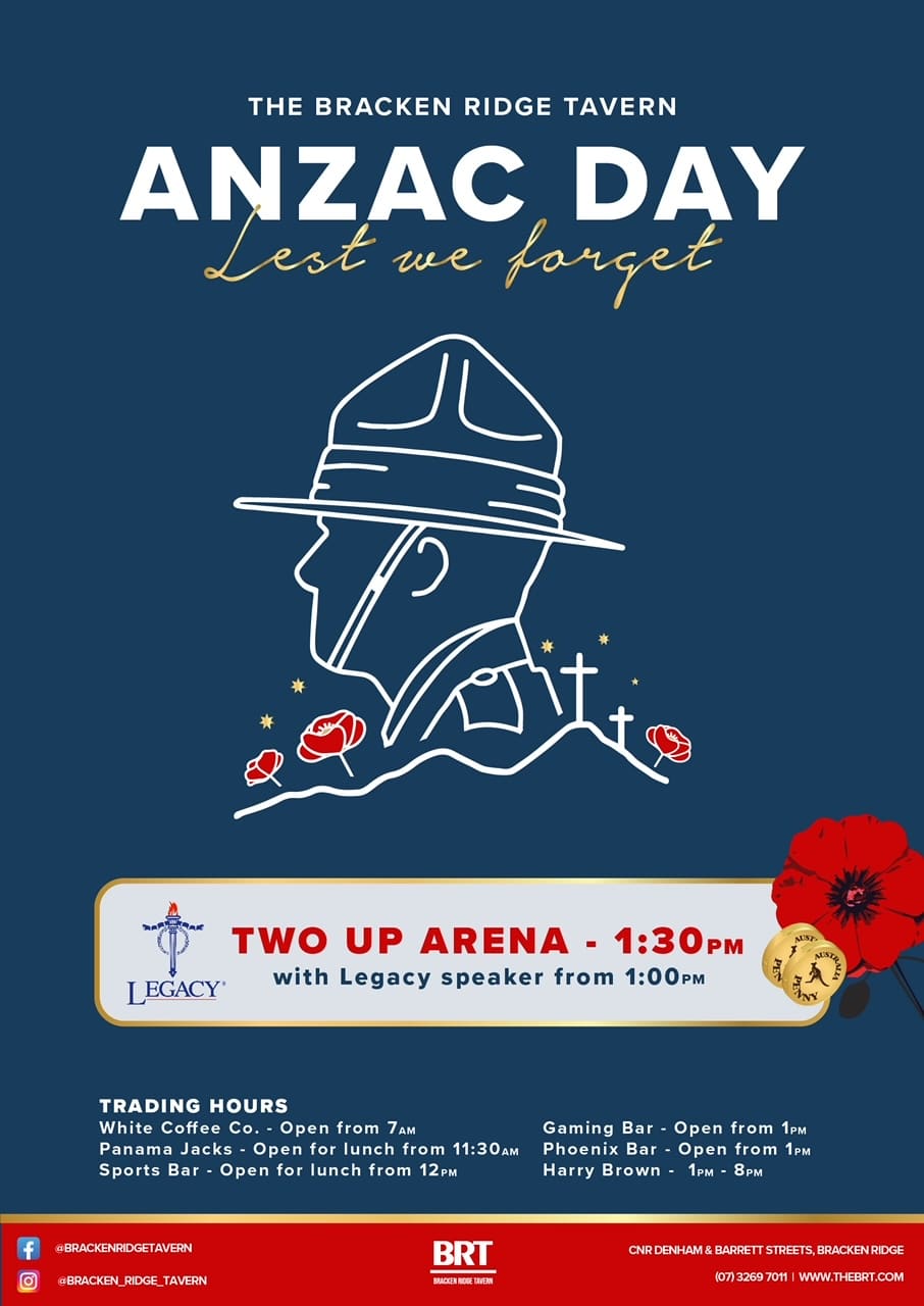ANZAC Day - Bracken Ridge Tavern